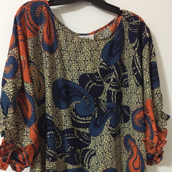 Beige by eci | Tops | Xl Beige Summer Blouse New | Poshmark